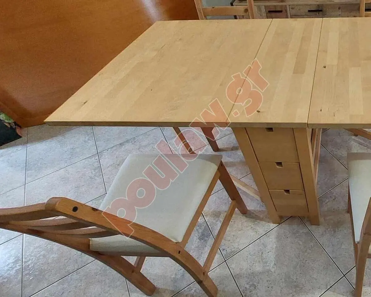 Σετ τραπεζαρια με 4 καρεκλες | poulaw.gr